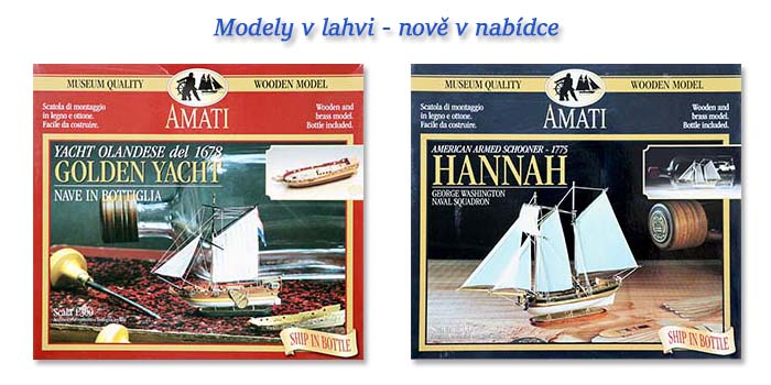 Modely lodí, stavebnice, plány, doplňky, nářadí, vystřihovánky